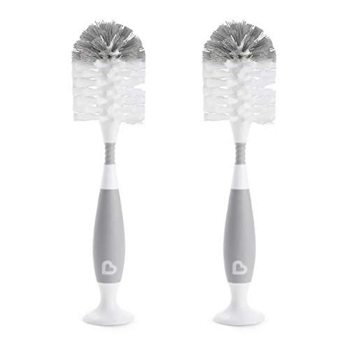 Munchkin® Bristle™ Bottle Brush, Grey, 2 Pack