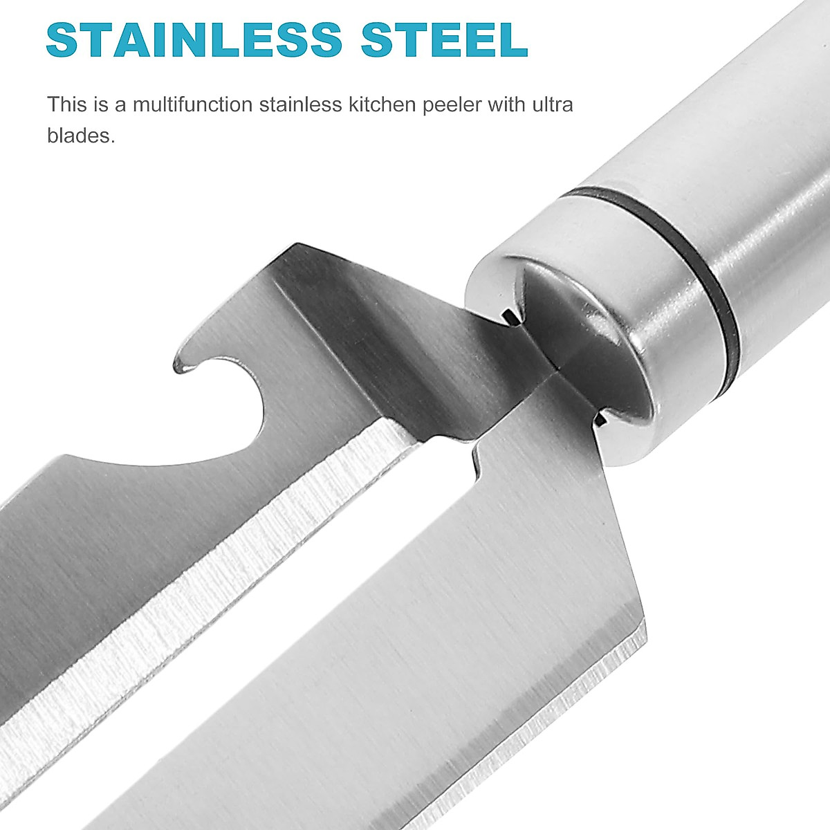 BESTONZON Multifunction Paring Knife Stainless Steel Peeler Gourd Grater Parer for Vegetable Fruit