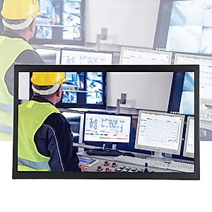 Bewinner 17.3 Inch 1080P Portable Monitor for PC CCTV Camera, Metal Shell Display Screen with HDMI/VGA/AV/BNC/USB Input Port, 1920×1080P Multifunctional Wall Mount Display for Surveillance