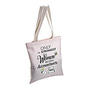 MBMSO Accountant Tote Bag CPA Gifts Accounting Gifts for Female Accountant Bag Accountant Graduation Gifts Shoulder Bag (Accountant Tote Bag)