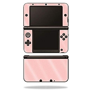MightySkins Glossy Glitter Skin for Nintendo 3DS XL Original (2012-2014) - Blush | Protective, Durable High-Gloss Glitter Finish | Easy to Apply, Remove, and Change Styles | Made in The USA