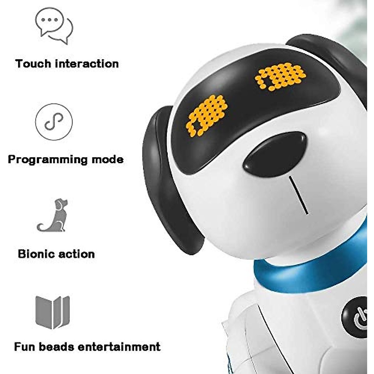 Remote Control Dog, Robot Toys for Kids, RC Robotic Stunt Puppy Voice Control Toys, Remote Control Dancing Programmable Robot Dog Smart RC Robot with Sound Interactive Gift for 6+ Ages Boys and Girls