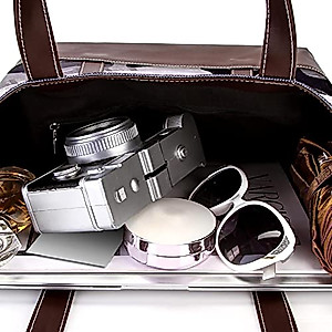 Angus Cow Tote Bags Large Leather canvas Purses and Handbags for Women Top Handle Shoulder Satchel Hobo Bags