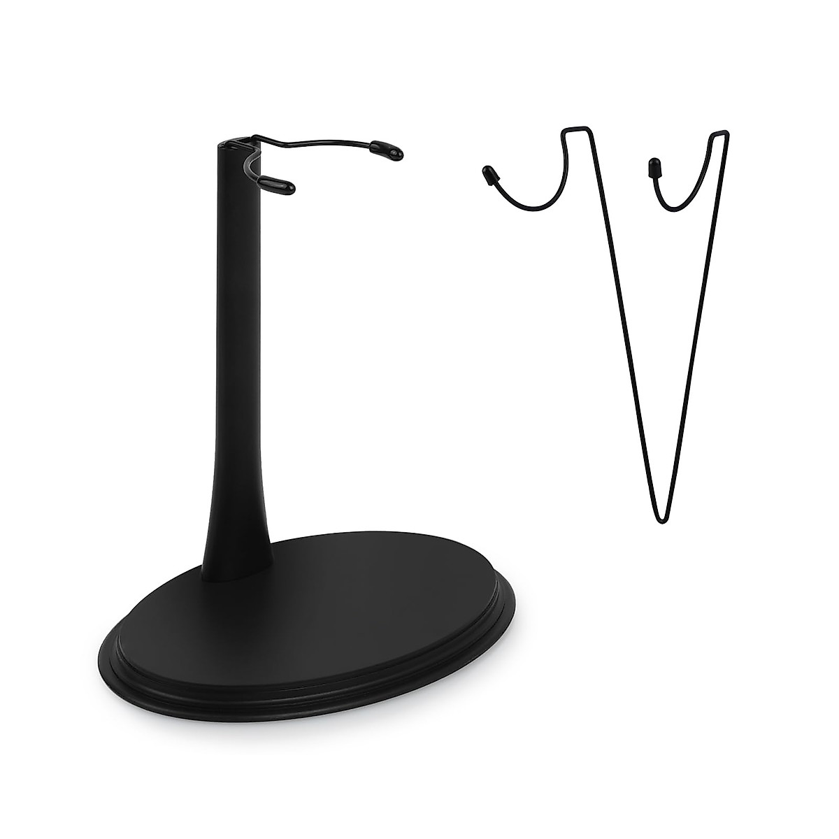 DS. DISTINCTIVE STYLE 1/6 Scale Action Figure Display Stand Set (U and C Clips) for 12 Inch Action Figure, Adjustable Height (5 to 8 Inches)