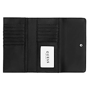 GUESS Factory Women's Ellison Slim Clutch Wallet Black