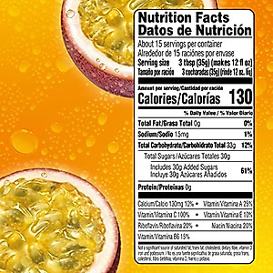 Tang Vitamins Passion Fruit Sweetened Powdered Drink Mix 1 Count 18 oz Canister