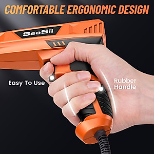 Plastic Welding Kit, Seesii 50W Mini Plastic Welder Handheld Plastic Welding Tools Kit Repair Automotive with 4 Types of Staples for Plastic Welding Machine Gun Car Bumper Crack Repairing