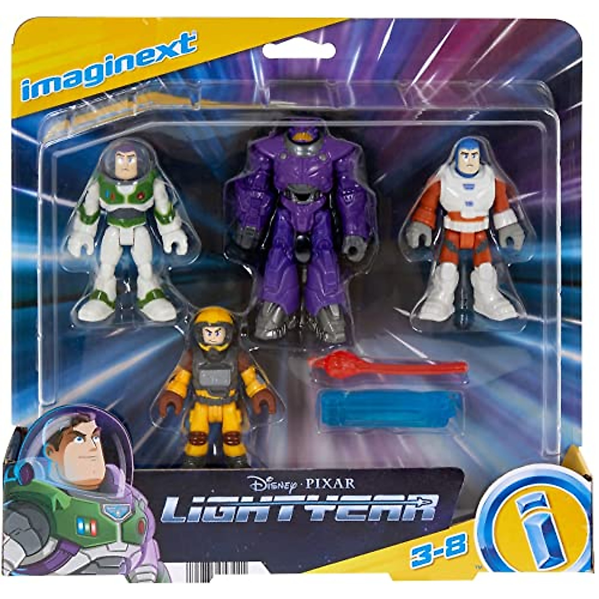 Fisher-Price Disney and Pixar Lightyear Toys, Imaginext Buzz Lightyear Mission Multipack Figure Set for Preschool Pretend Play Ages 3-8 Years