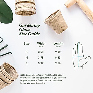 toolant Gardening Gloves for Women, Thorn Proof Garden Gloves for Yard Work, Breathable and Touchscreen, Gift for Gardeners, Medium