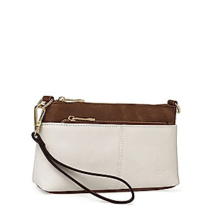 CLUCI Small Purses for Women Crossbody Bags, Cell Phone Clutch with Adjustbable Strap, Women's Leather Wristlet Purses