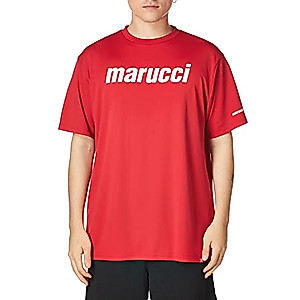Marucci Adult Dugout Tee, Red, X-Large