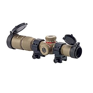 Monstrum G2 1-4x24 First Focal Plane FFP Rifle Scope with Illuminated BDC Reticle | Flat Dark Earth