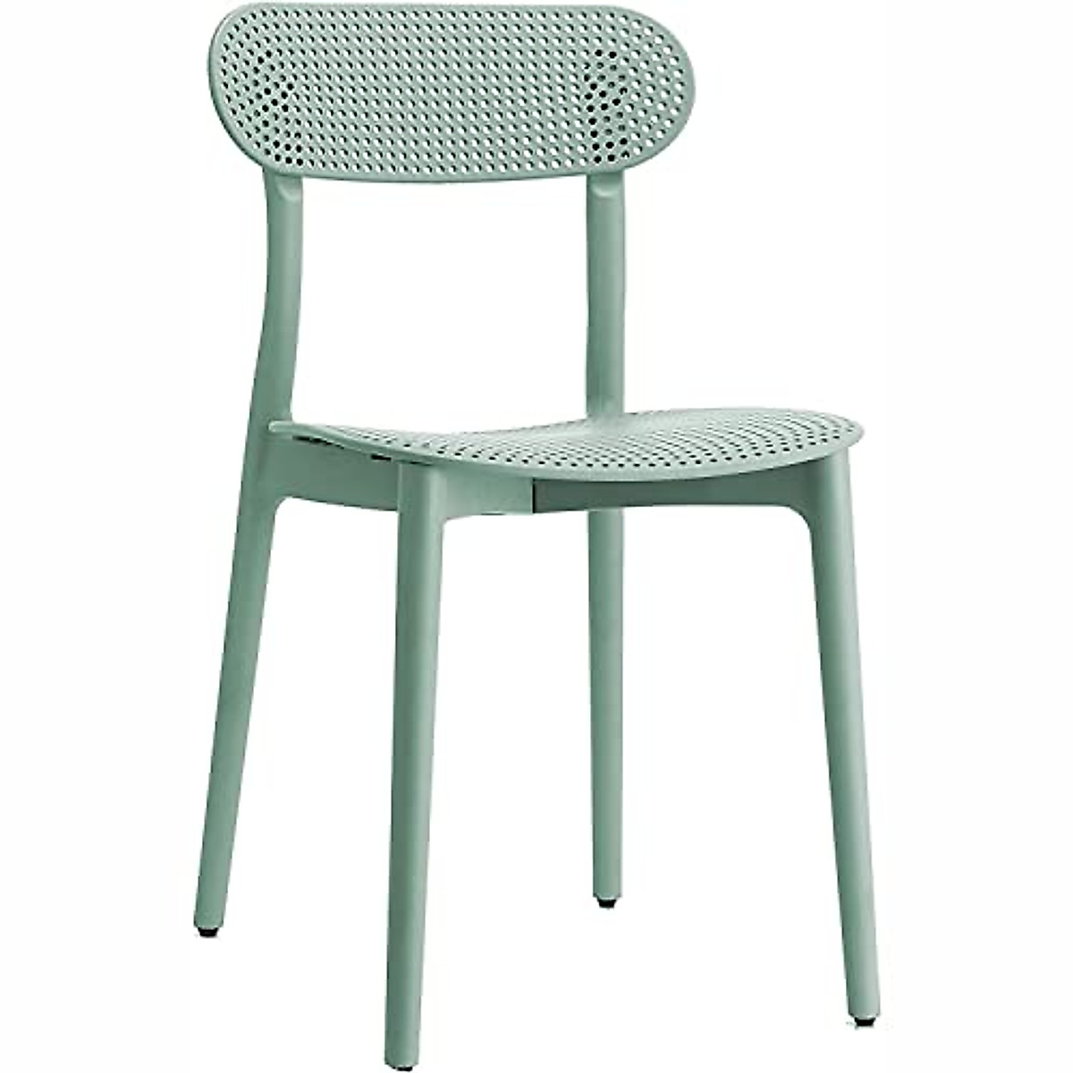 ISL Furnishings- Zuho Modern Indoor Outdoor Chair (2, Smoked Green)