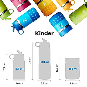 Hydro Flask 13 OZ Kids Wide Mouth Straw LID and Boot Paradise