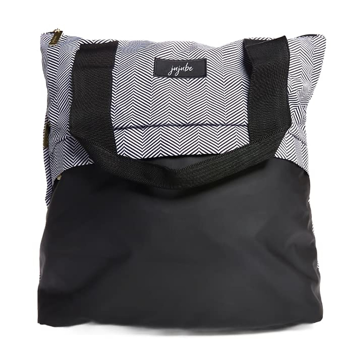 JuJuBe All That Tote Bag, Lightweight Zippered Tote Diaper Bag with Organization Pockets and Comfortable Shoulder Straps for Everyday Travel Work Laptop Bag or Baby Bag for Diapers, Accessories