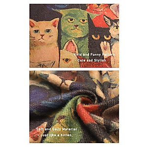 YESNO Women Christmas Sweater Graphic Printed Oversized Pullover Sweaters Casual Loose Knit Tops XL S01 CR01