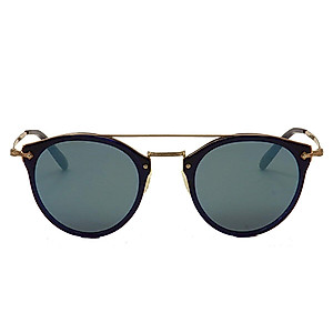 Oliver Peoples Eyewear Women's Remick Sunglasses, Denim Rose Gold/Blue, One Size