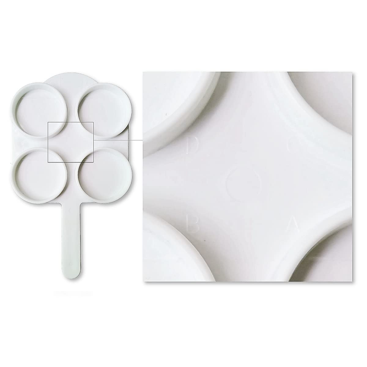 Acopelo Milk Sampling Tray, Milk Sampling Collection Tray, Mastitis Detection Board, Animal Husbandry Supplies-1 Pack