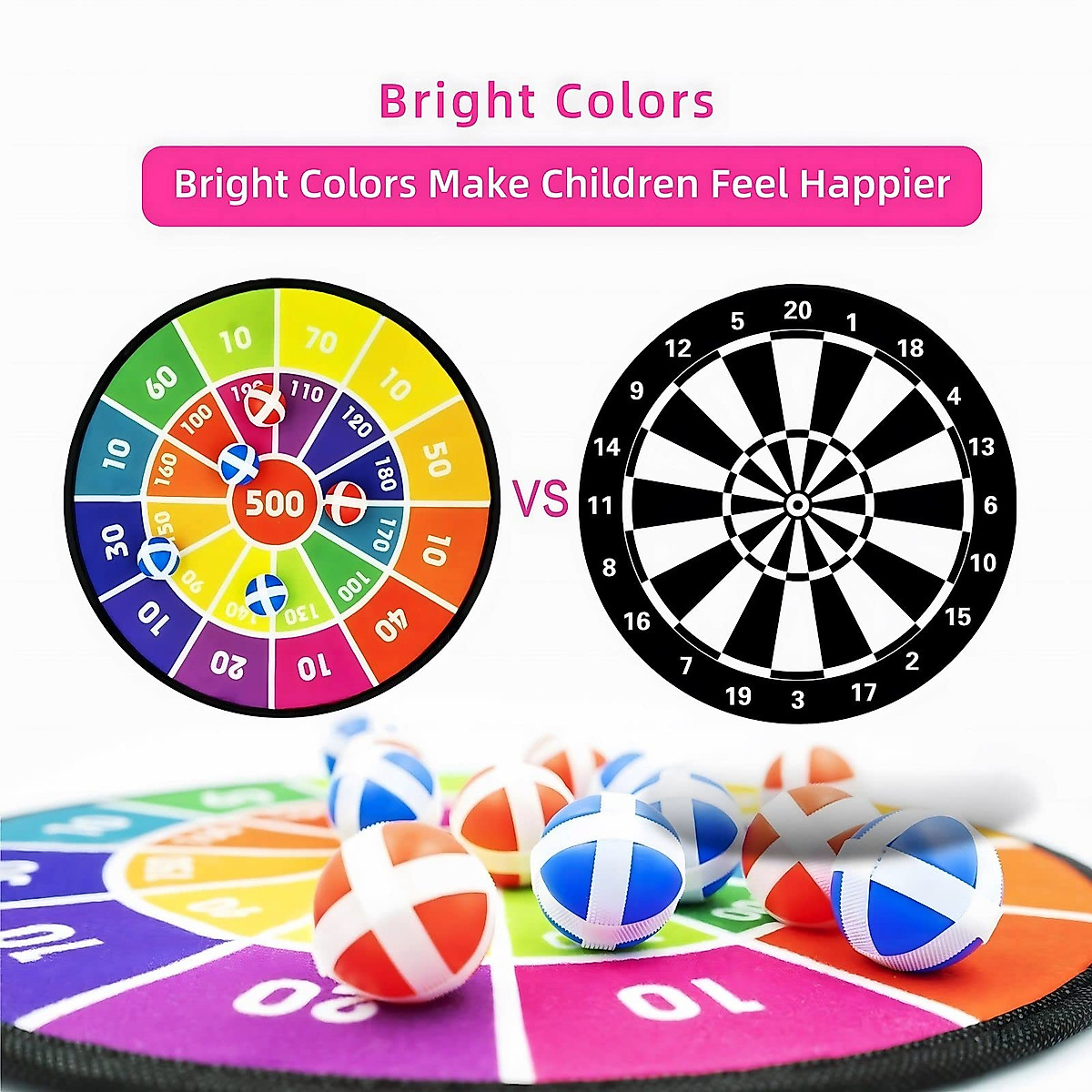Gdaytao Kids Toys, Dart Board for Kids with 12 Dart Balls, Boys Toys Age 5-7 & 8-10, Toys for Boys Ages 5-13, Toy for 3 Year Old and Up, Ideal Gifts for 3-12 Year Old Boys and Girls