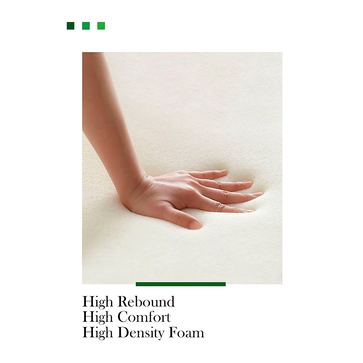 GOLDWAYE Custom Bench Cushion Indoor Piping Window Seat Cushion for Indoor Furniture High Density Foam Cushion for Storage Bench Kitchen Chair Cushions Foam Pads Couch Cushions