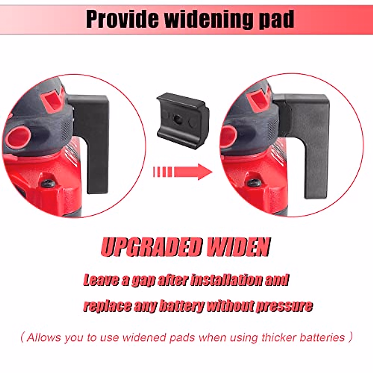 Powerful Magnet Bit Holders fit for Craftsman V20 Drill or Driver,Drill Bit Holster Storage 4 Hex Driver Bit on side of Power Drill for Easy Acces,Right Side