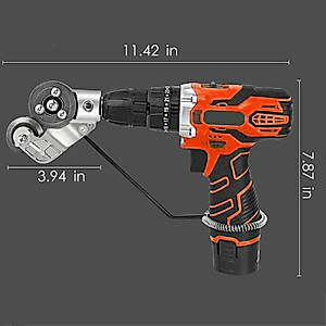 Drill Plate Cutter Attachment - Upgraded Metal Nibbler Drill Shears for Cutting Flat Metal Sheets, Cutter Tool Adapter for Cutting Iron, White Sheet, Steel, Copper, Aluminum