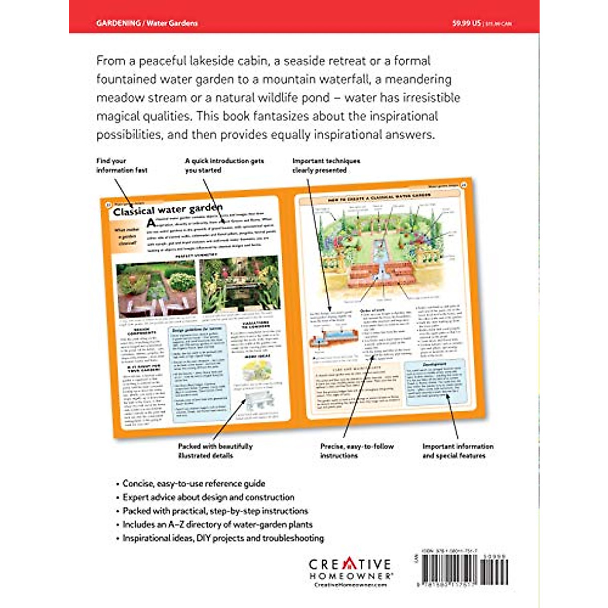 Home Gardener's Water Gardens: Designing, Building, Planting, Improving and Maintaining Water Gardens (Creative Homeowner) (Specialist Guide)