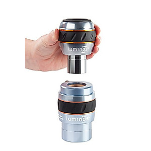 Celestron 93436 Luminous 2-Inch 2.5x Barlow Lens (Silver)