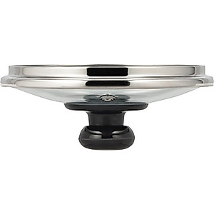 Wahei Freiz PR-8568 Glass Lid Frying Pan, Precious 5.5 inches (14 cm), Full Physical Strengthening, Steam Mouth Included