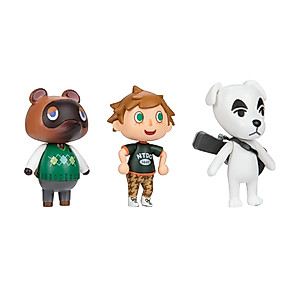 Super Mario Nintendo Animal Crossing Action Figures Multi-Pack Poseable Articulated 2.5-Inch Collectible Toys Perfect for Kids & Collectors Alike! for Ages 3+
