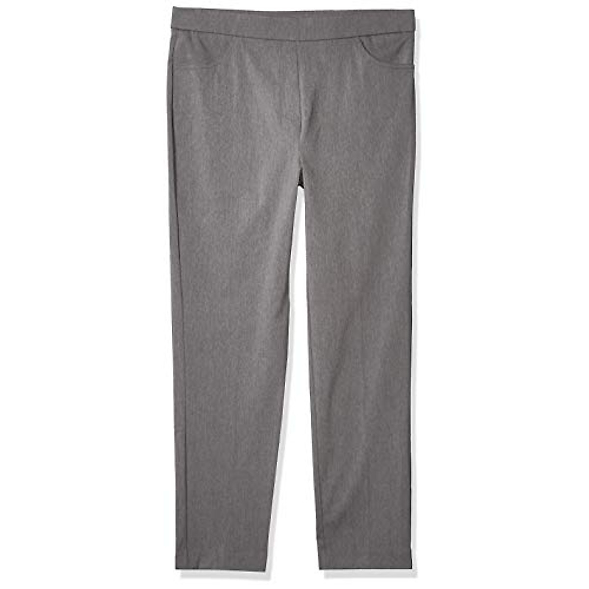 Alfred Dunner Women's Allure Slimming Missy Stretch Pants-Modern Fit, Grey, 12
