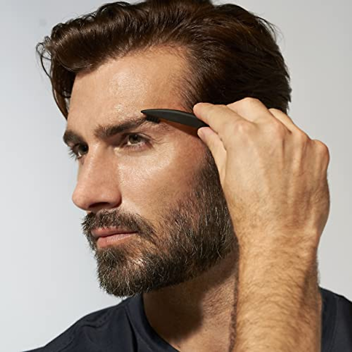 Tweezerman G.E.A.R. Travel Essential Grooming Tools Kit, Black