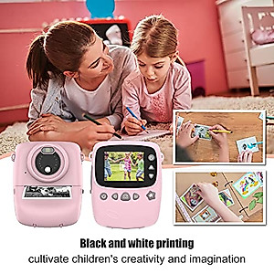 EBTOOLS Kids Digital Camera, 2.4inch TFT Screen Toddler Toy Camera, Support Up to 32GB Memory Card, for Christmas Birthday Gifts(Pink)