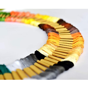 100 Skeins Per Pack -Embroidery Floss - Cross Stitch Threads - Friendship Bracelets Floss - Crafts Floss