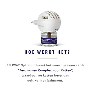 Feliway Optimum Refill, The Best Solution to Ease cat Anxiety, cat Conflict and Stress in The Home