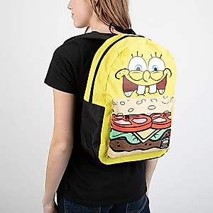 Bioworld Spongebob Squarepants Mixblock Krabby Patty Adult Laptop Backpack
