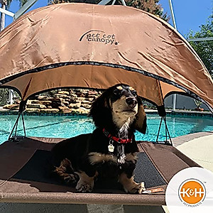 K&H PET PRODUCTS Pet Cot Canopy - Tan, Small 17 X 22 Inches