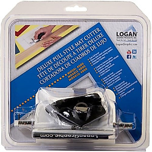 Logan Graphics 4000 Deluxe Handheld Pull Style Mat Cutter, Silver