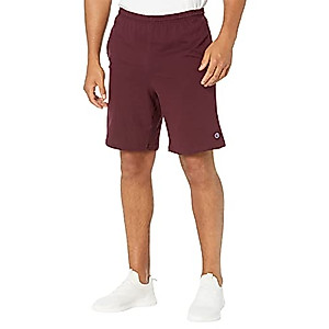 Champion Men's Shorts, Classic Cotton Jersey Athletic Shorts, 9", Long Gym Shorts, Men's Workout Shorts