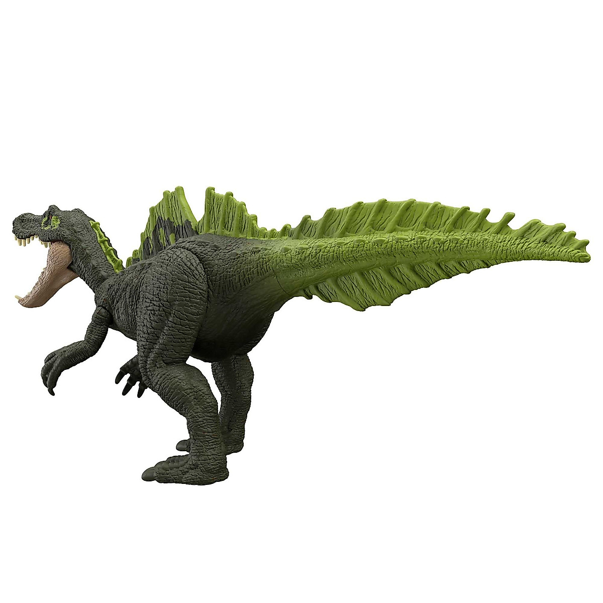 Mattel Jurassic World Dominion Roar Strikers Dinosaur Action Figure with Roaring Sound & Attack Action, Ichthyovenator Dino Toy Includes Downloadable App & AR