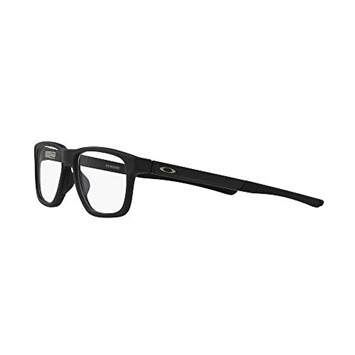 Oakley Men's OX8123 Sunder Square Prescription Eyeglass Frames, Satin Black & Black/Demo Lens, 53 mm