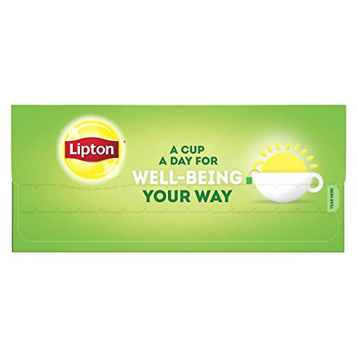 Lipton Decaffeinated Green Tea Bags for Health and Wellness, Hot or Iced, 40 Tea Bags (Pack of 6)