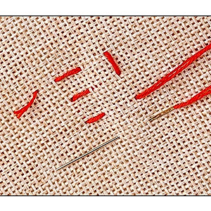 30pcs Cross Stitch Needles Hand-Stitched Embroidery , Embroidery Hand Needles Sewing Needles for Cross Stitching - Size 24