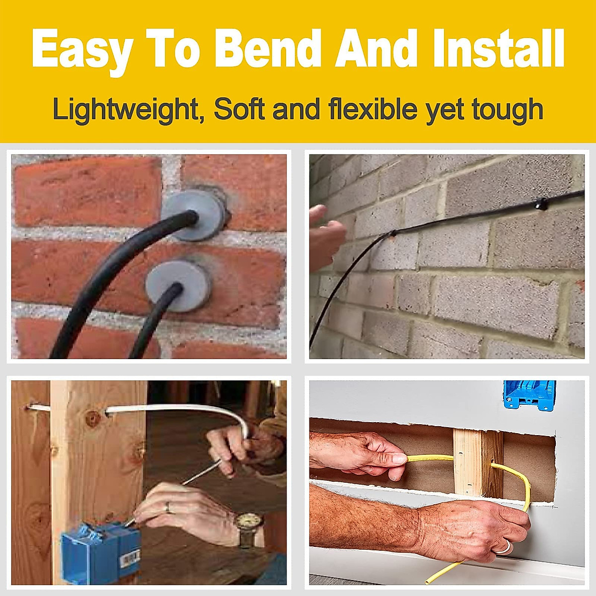 Cat 6 Outdoor Ethernet Cable 328ft, Cat 6 UTP-Unshielded Twisted Pairs Cable 23AWG, Heavy Duty High Speed, Waterproof, Direct Burial, In-Ground, UV Resistant, Cat6 Internet Network Cable, Cat 6 300+ft