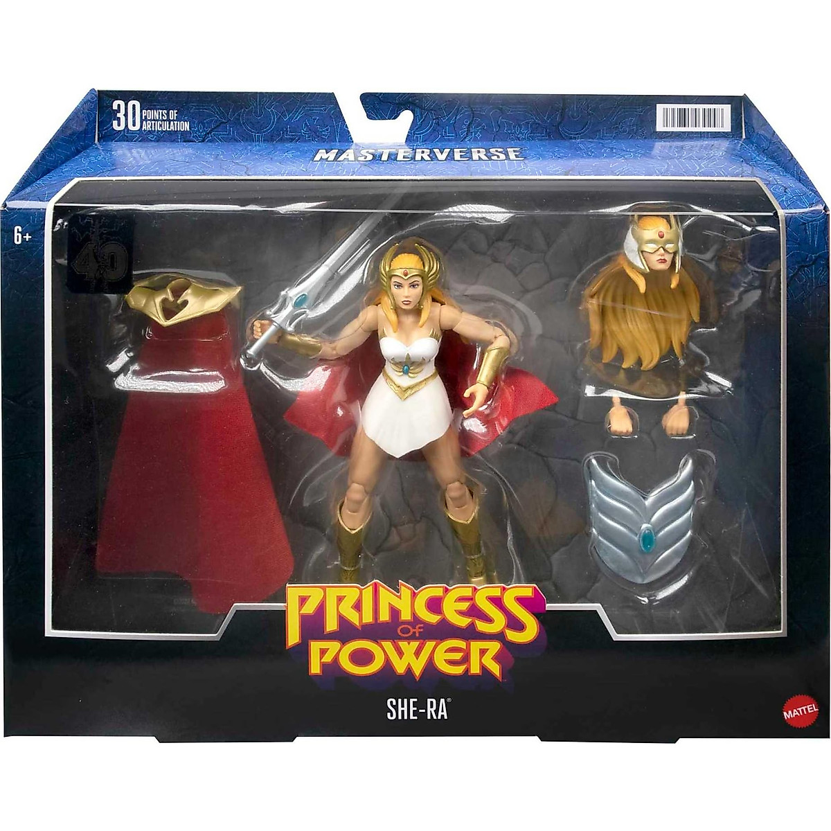 Masters of the Universe Masterverse She-Ra Deluxe Action Figure with Accessories, 7-inch MOTU Collectible Gift