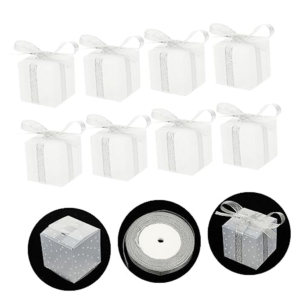 Didiseaon 1 Set candy box plastic to go containers clear cake containers plastic containers macaron candy gift cube cookie pvc portable candy container candy accessory package accessory mini