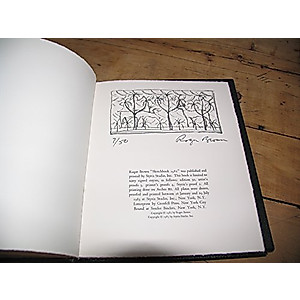 Roger Brown Sketchbook 1982 Signed