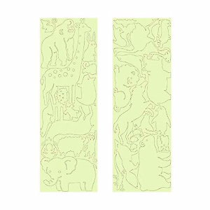 GLOPLAY Animal Series(29 pcs/Pack), Glow in The Dark Educational Wall Stickers, The Eco-Friendly and Brightest Wall Stickers for Ceiling, Bathtime, Bedroom, Party, Decor