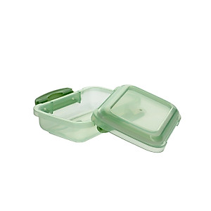 alsoco Set of 6 Lock-Top Snack Containers with Lids Great for Storing small items, deck of cards, crayons,