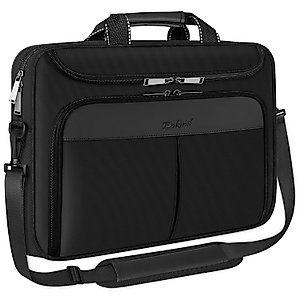 Enkinil 15.6-16.2 inch Waterproof Protective Laptop Messenger Briefcase with Adjustable Shoulder Strap Men Women Travel/Business Bag Compatible with Macbook Pro 16 inch A2141/A2485